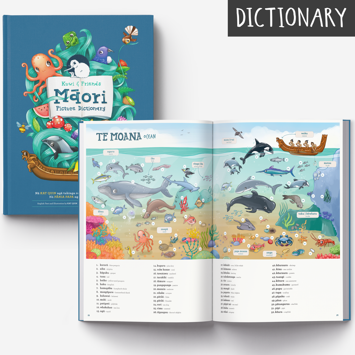 COMBO Māori Picture Dictionary & Activity Book – Illustrated Publishing ...