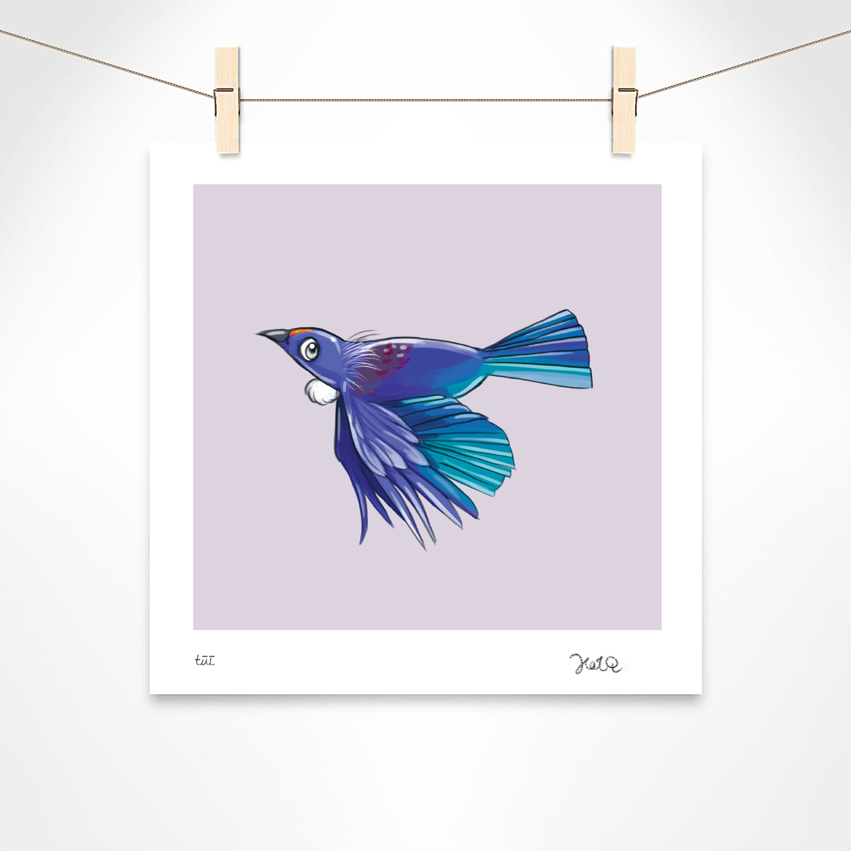 Tūī - [Art Print] – Illustrated Publishing Store